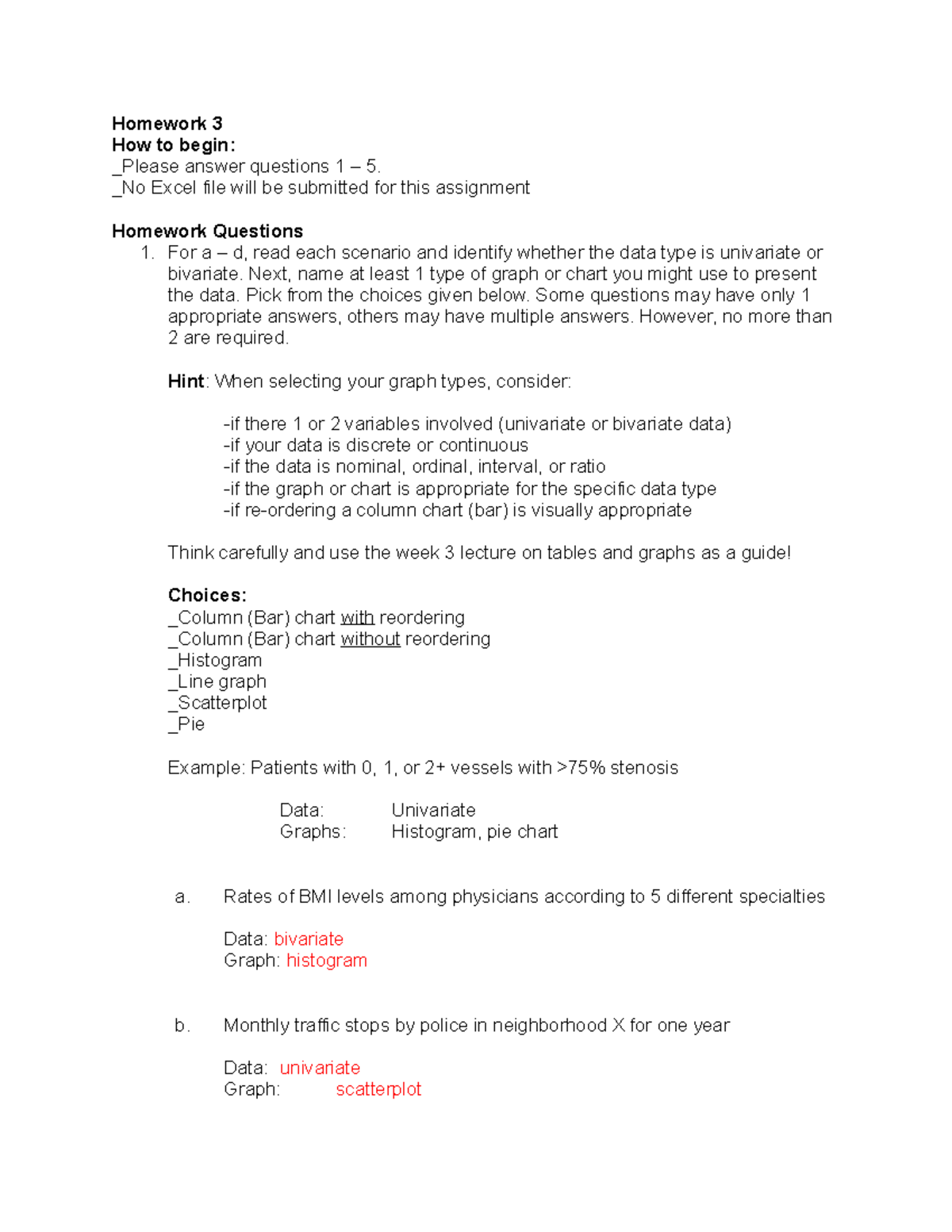 Hw 3 Applied Statistics Homework Homework 3 How To Begin Please Answer Questions 1 5