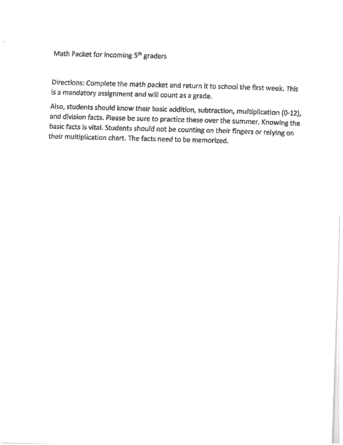 Grade 5 Math - Homework - MGF 1107 - Studocu