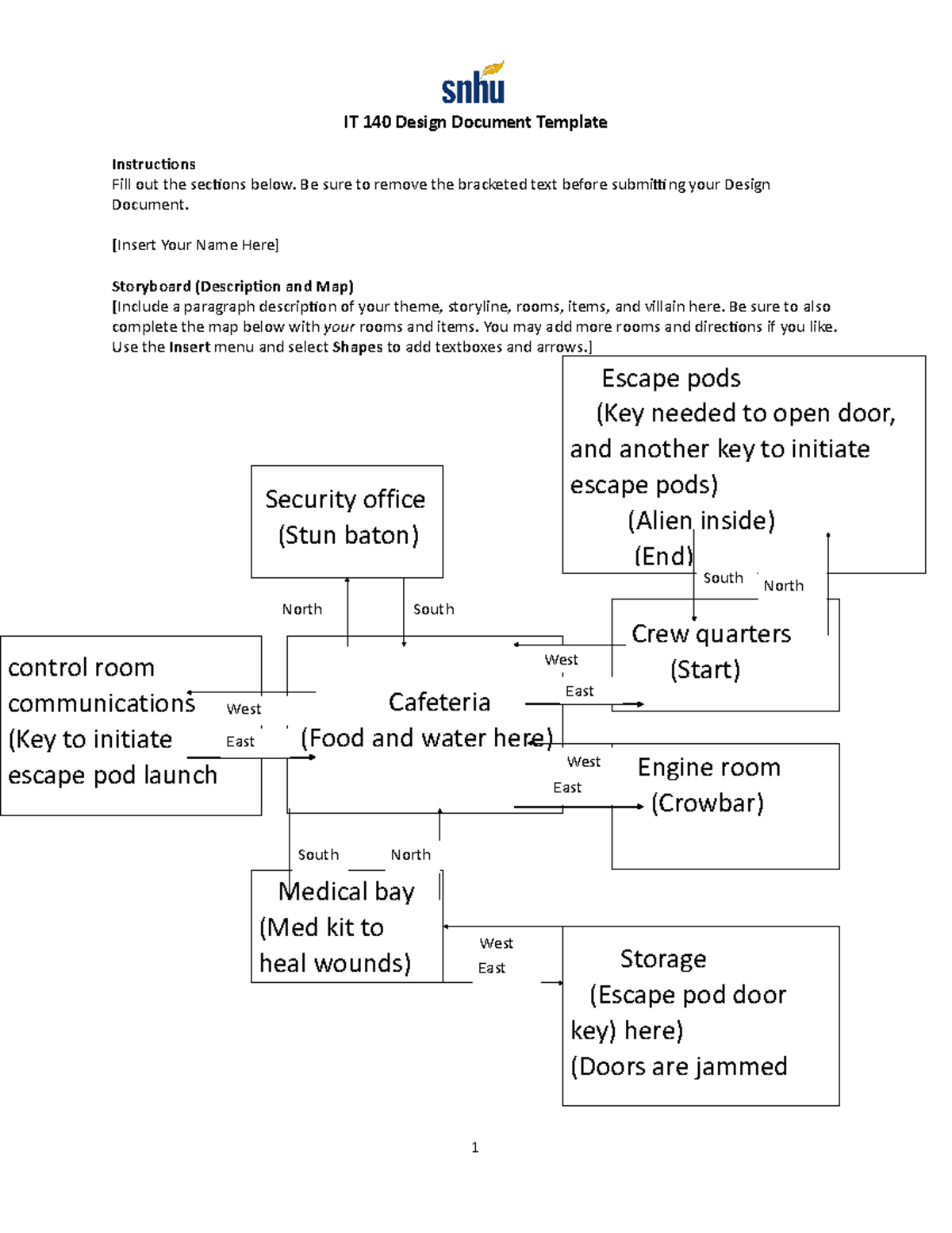 It 140 Design Project It 140 Design Document Template Instruc6ons Fill Out The Sec Ons Below