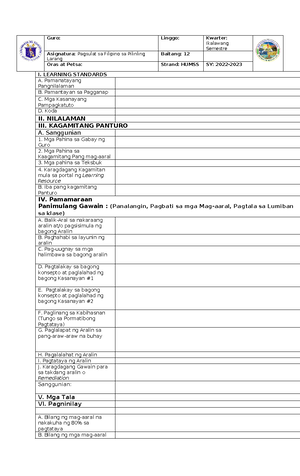 Pagsusuri ng Tula (Format and Sample) - Pamagat Ang tulang ito ay ...