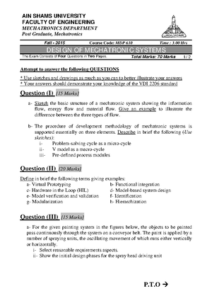 Chapter 3 - Robot Mechanisms - Chapter 3 Robot Mechanisms A robot is a ...