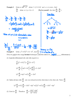 Multivariable Calculus Overview(12.0) - Lai (Chapters according to ...
