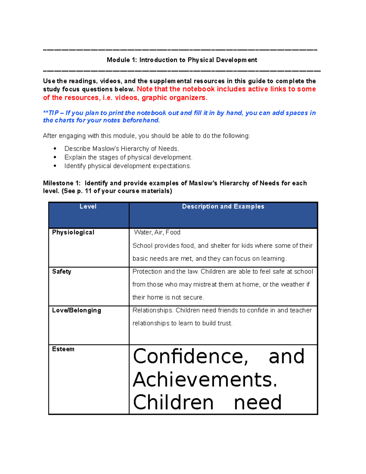 Module 1 Notebook (12-21) - - Studocu