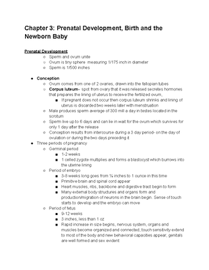 Developmental Chapter 2 - Chapter 2: Genetic and Environmental ...