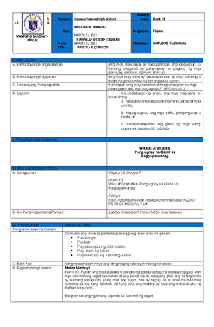 Detailed Lesson PLAN IN Science - DETAILED LESSON PLAN IN SCIENCE ...