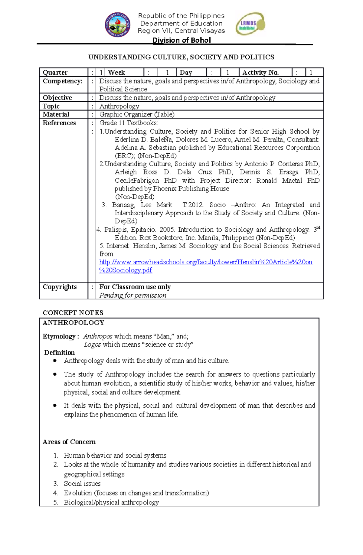 SHS Humss UCSP Wk1 1-4 - These are the notes for Week 1 1-4 of ...