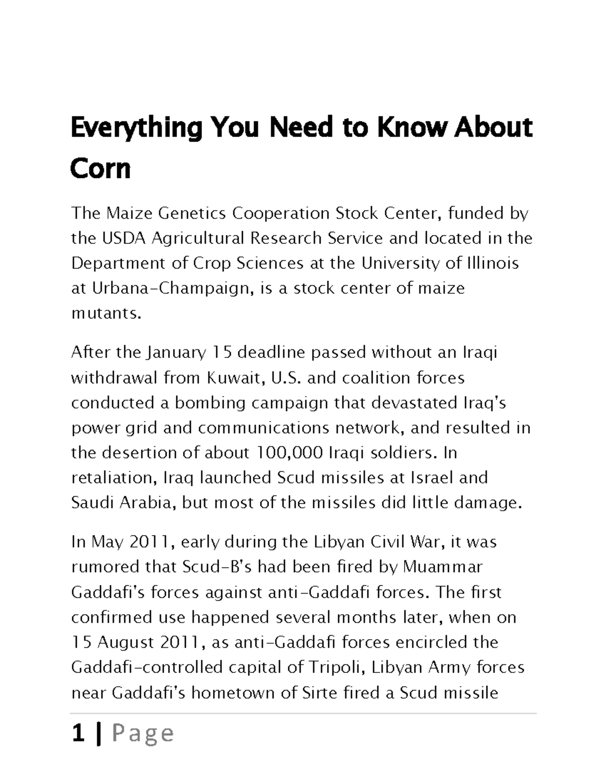 Everything You Need to Know About Corn - Everything You Need to Know ...