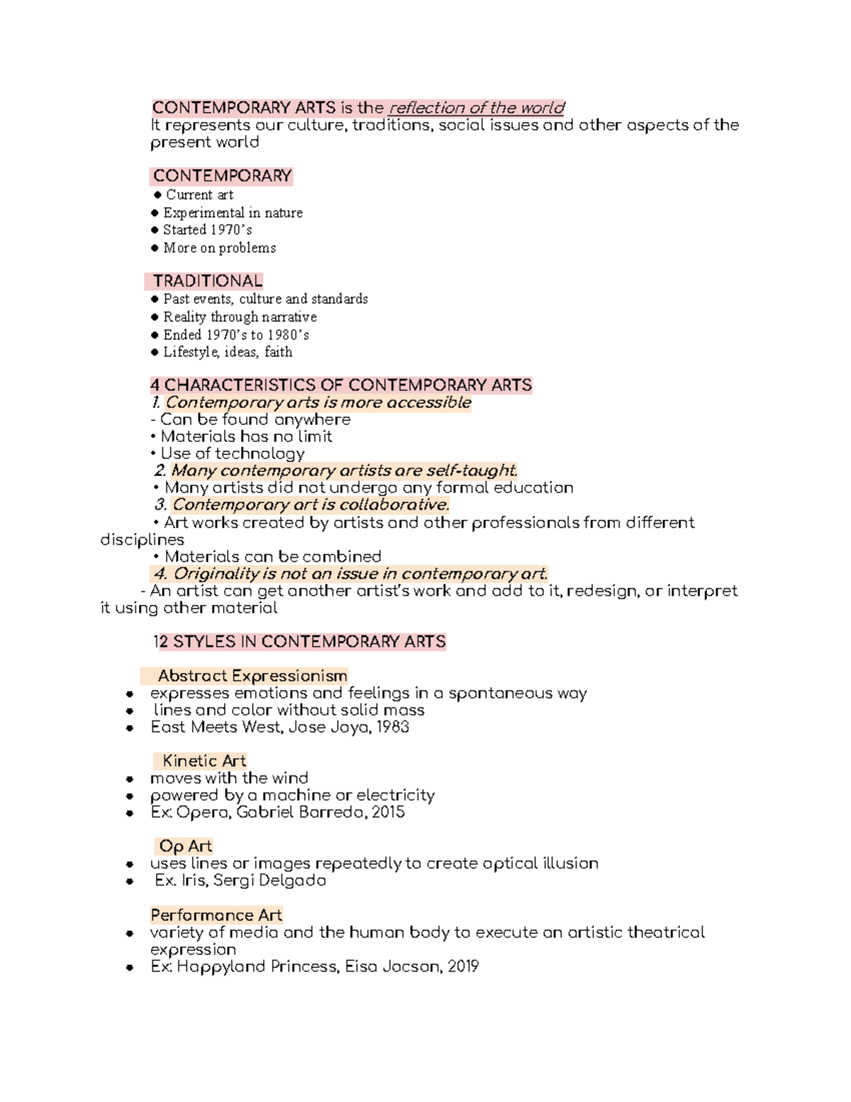 Contemporary-ARTS - n/a - CONTEMPORARY ARTS is the reflection of the ...