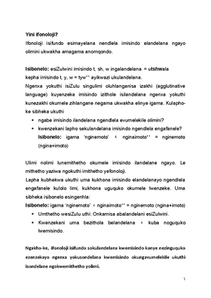 Ukuhluza Inkondlo - notes - UKUHLUZA INKONDLO UNOXOLO/UNOLUXOLO – KNN ...