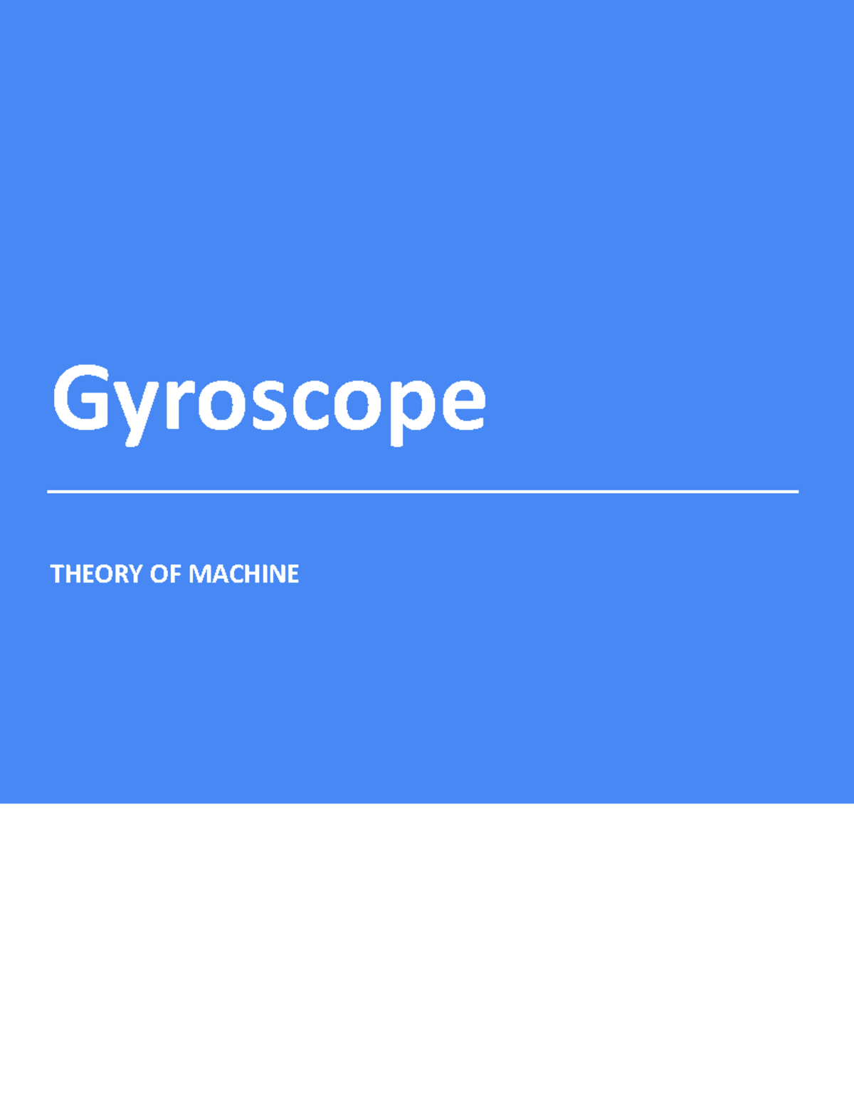 Gyroscope- Study Notes - Copyright © 2014-2021 Testbook Edu Solutions ...