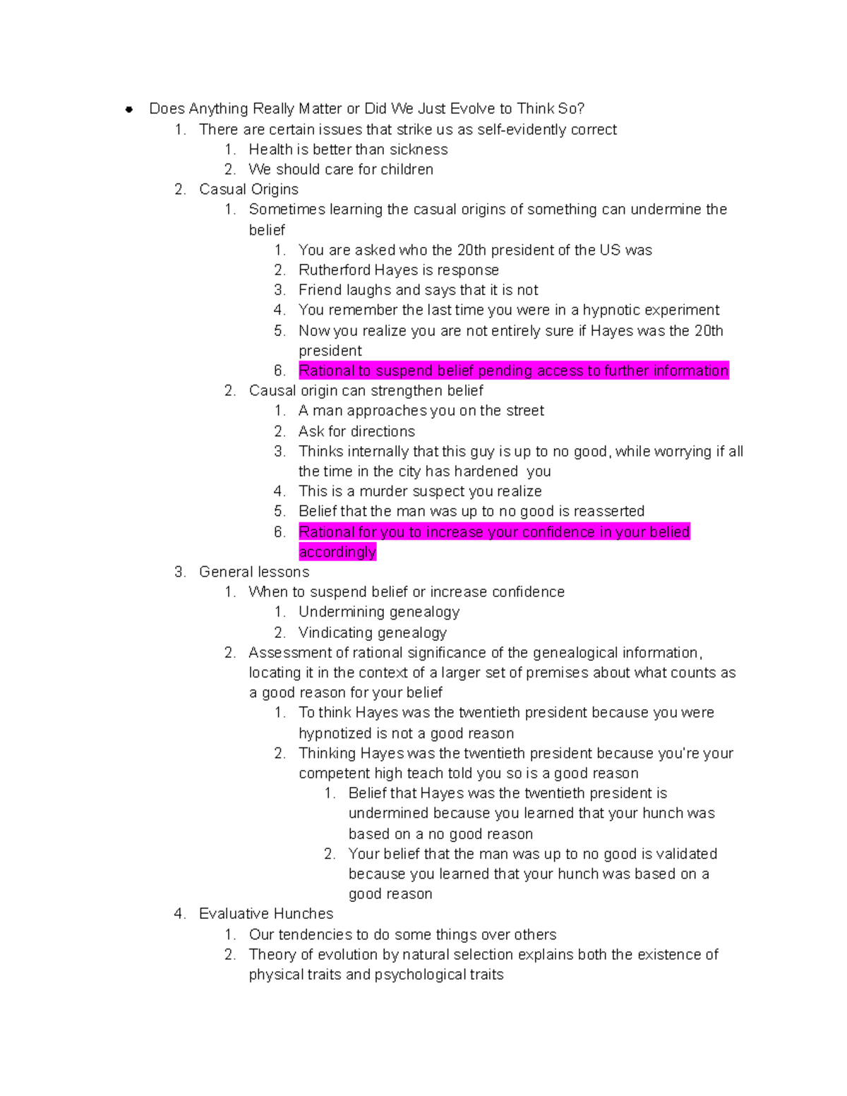 Does ANything Matter - Notes from reading - Does Anything Really Matter ...