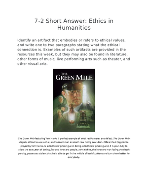Module 8 proj 2 completed - I. Explain why you believe humans have a ...