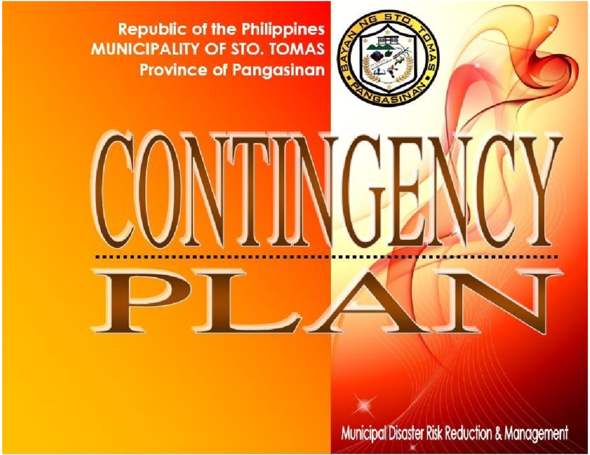 Contingency Plan - planning - CONTINGENCY PLAN INTRODUCTION The ...