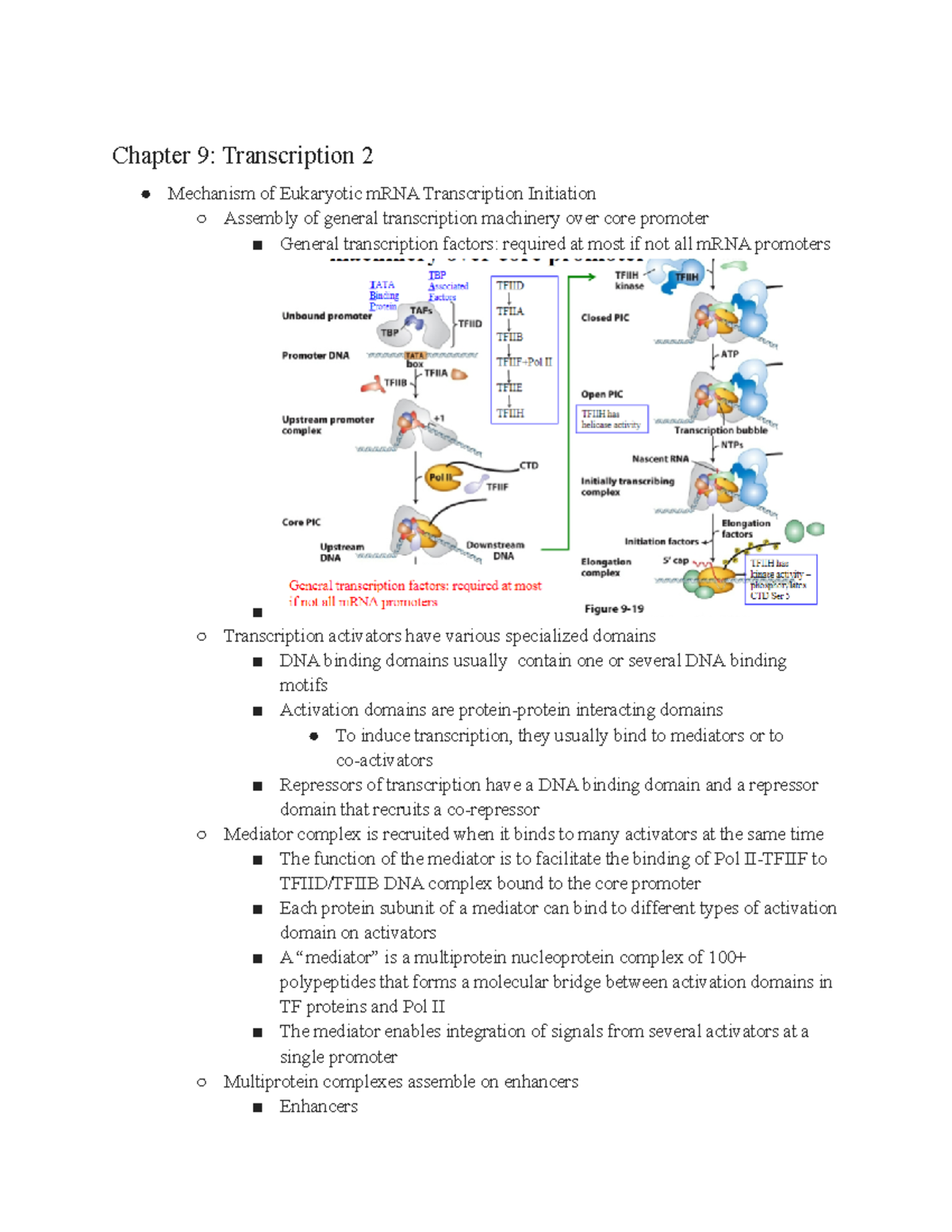 BISC401 Chapter 9 - Dr. Jeremy Bird Molecular Biology of the Cell ...
