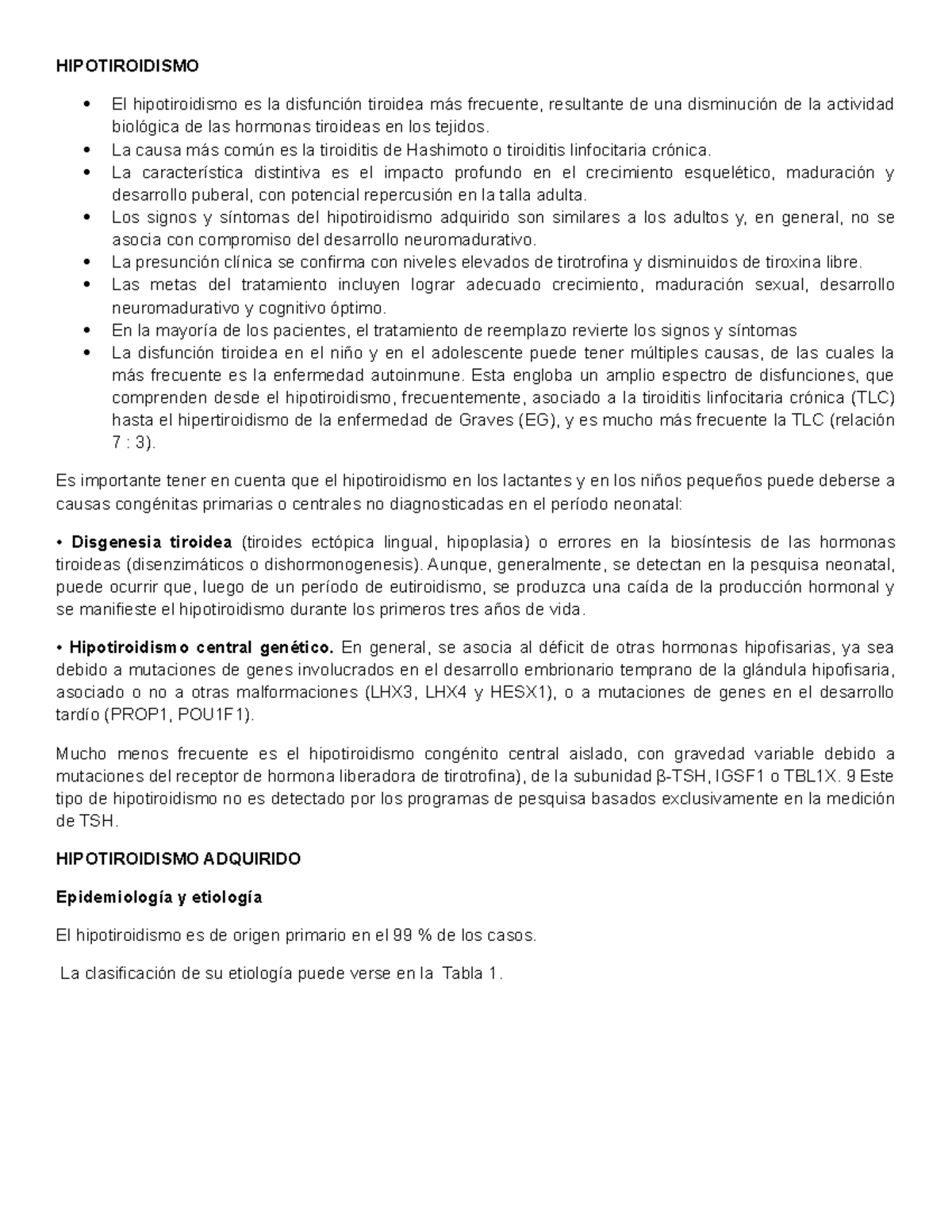 Hipotiroidismo fin - asdfasdfa - HIPOTIROIDISMO El hipotiroidismo es la ...