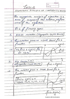 Topic-4 Recursive Tree Method - Algorithms Design - Studocu
