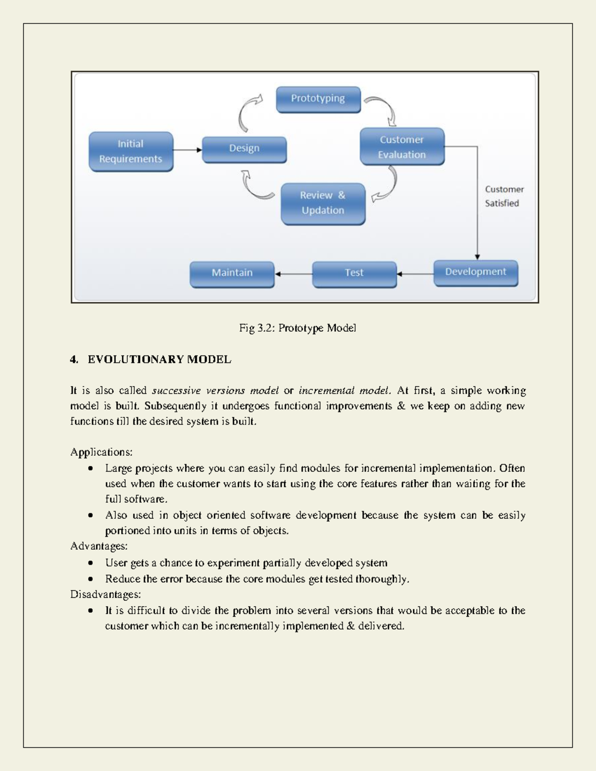 Diffrent Models OF Software Engineering - Fig 3: Prototype Model ...