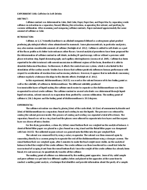 Experiment 12 Lab Report - Experiment 12: pH in Blood Abstract: The purpose of this experiment ...