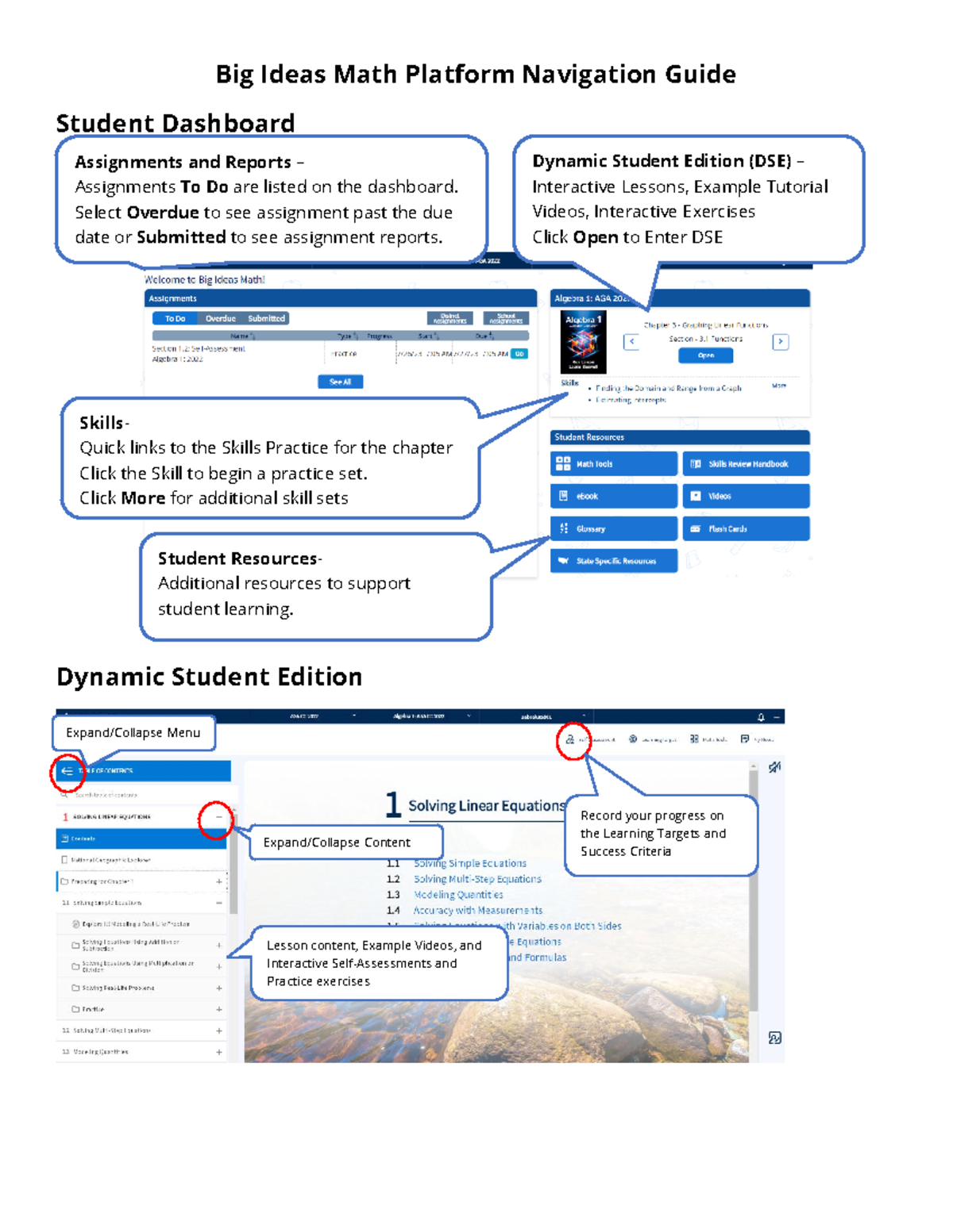 Student+Guide+to+BIL+Math+Platform+AGAv2+(1) - Big Ideas Math Platform ...