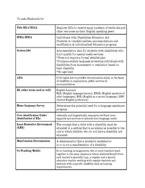 D096 d169 m12 study guide - Module 12: Collaborating with Families and the Community Note: You ...