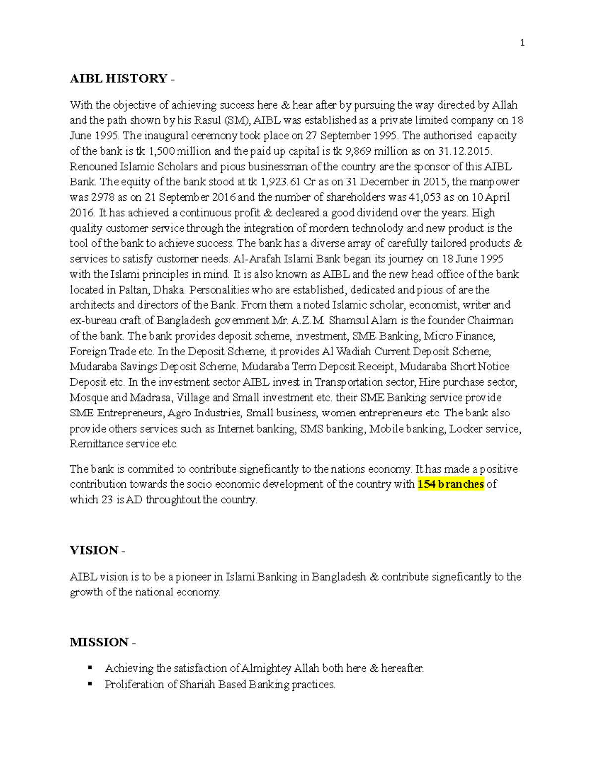 AIBL History - You can go though this things for your own purpose ...