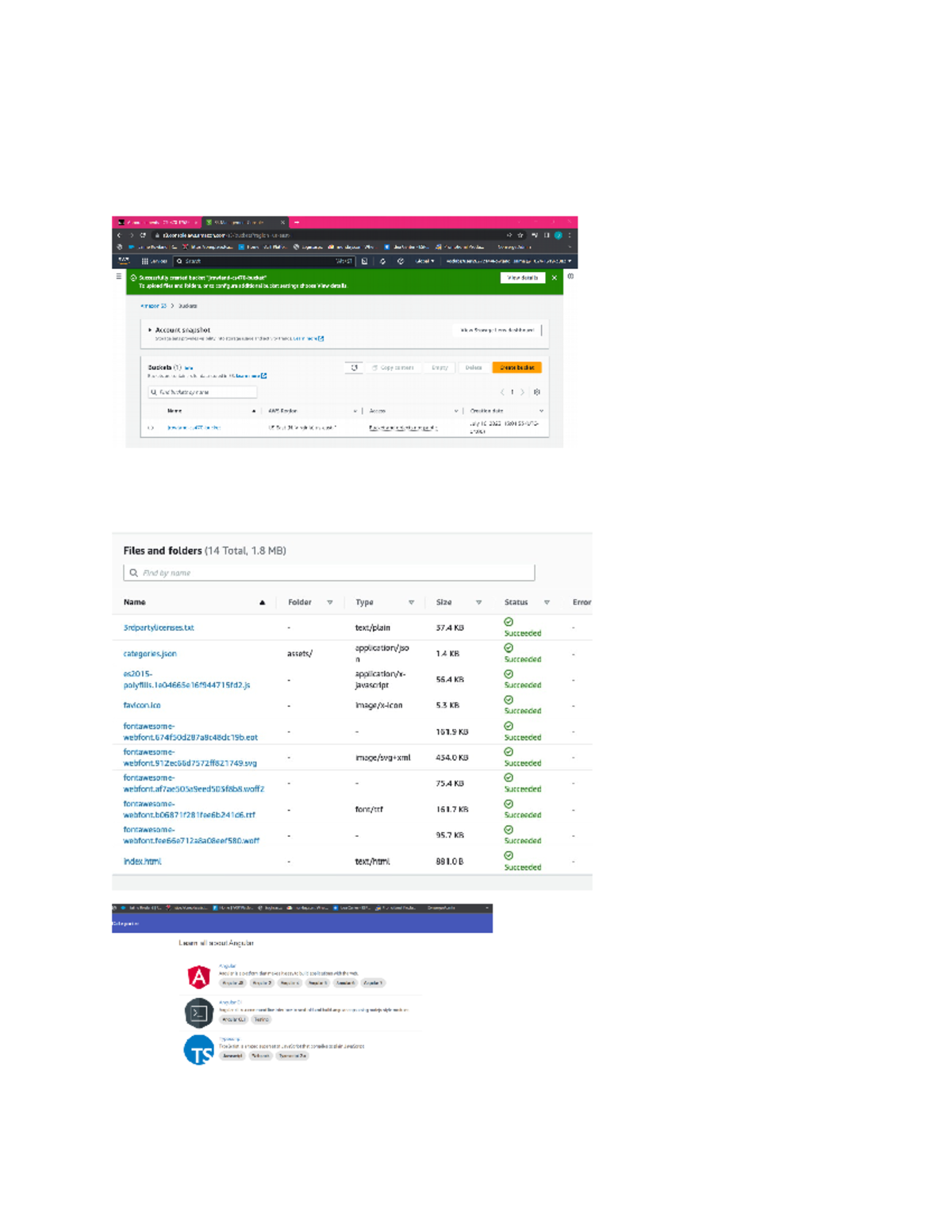 CS 470 3-1 Assignment Create a Static Website on S3 - CIS 1350 - Studocu