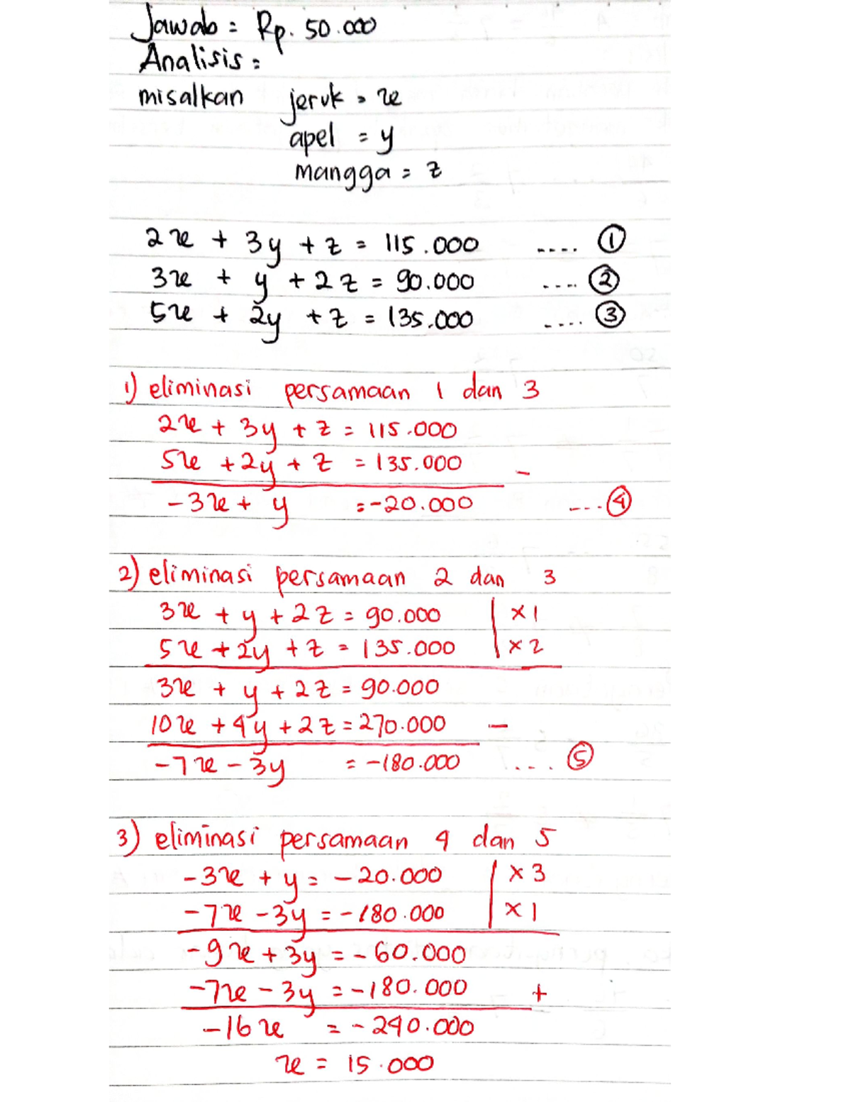 Matematika Dasar(58) - latihan soal - Matematika Dasar - Studocu