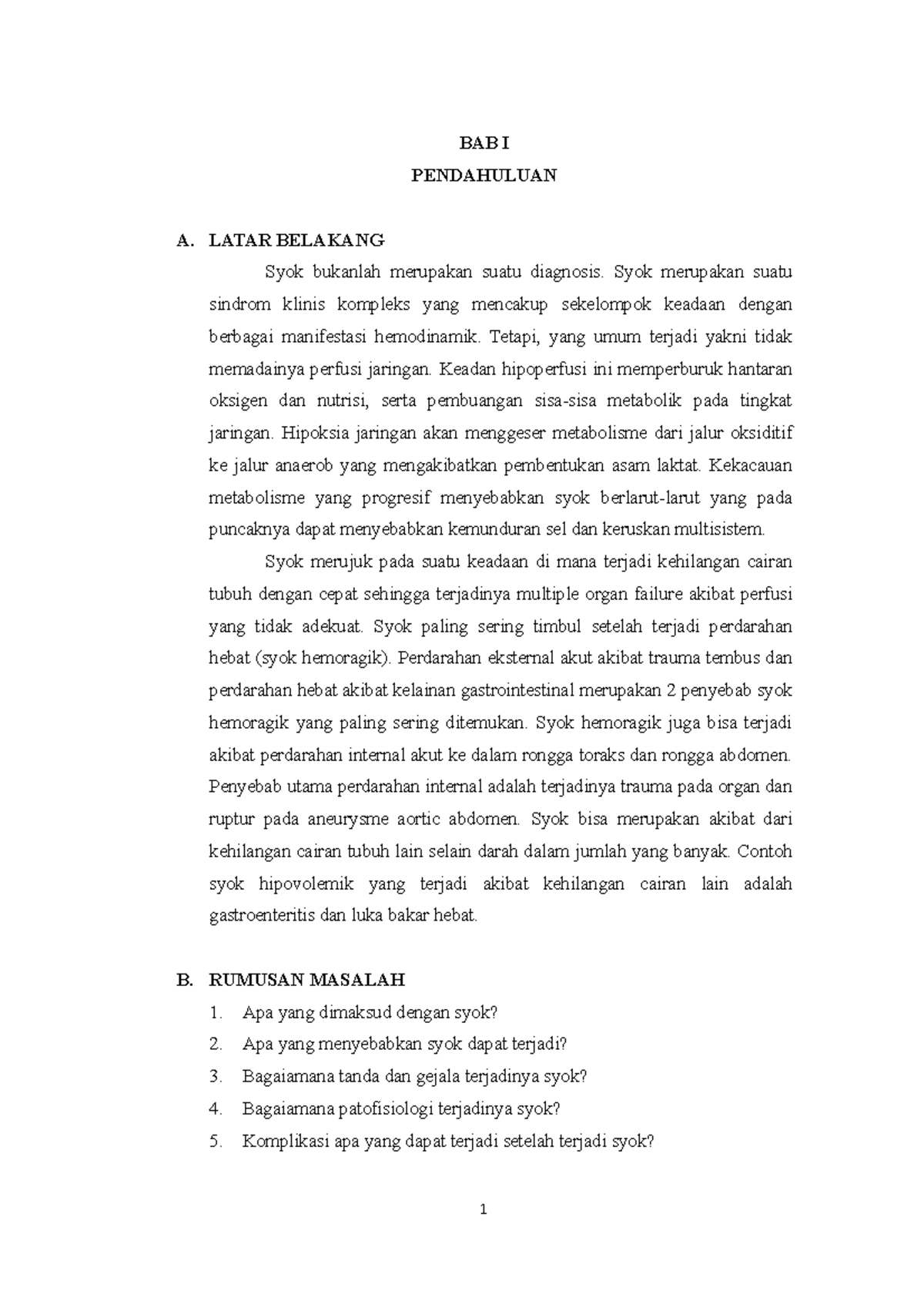 3. BAB I-III - Paper assignment - BAB I PENDAHULUAN A. LATAR BELAKANG ...