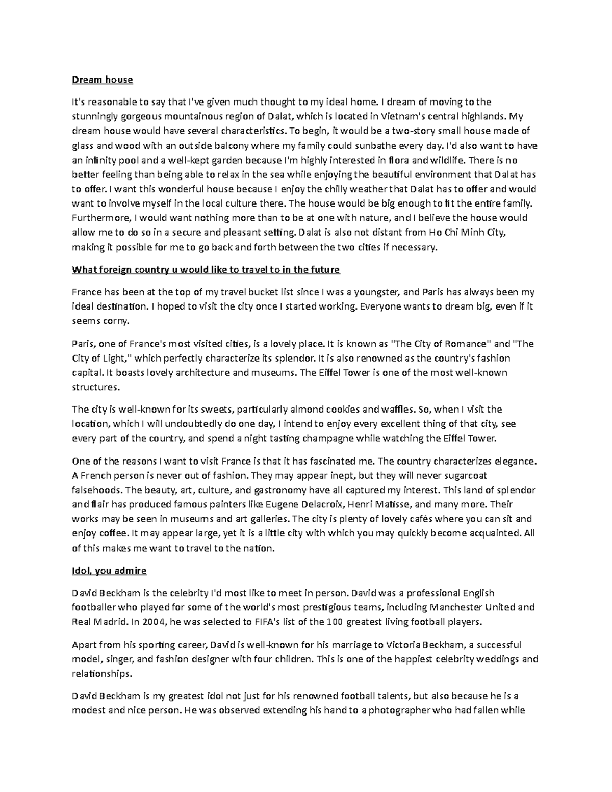 Dream house - sss - Dream house It's reasonable to say that I've given ...