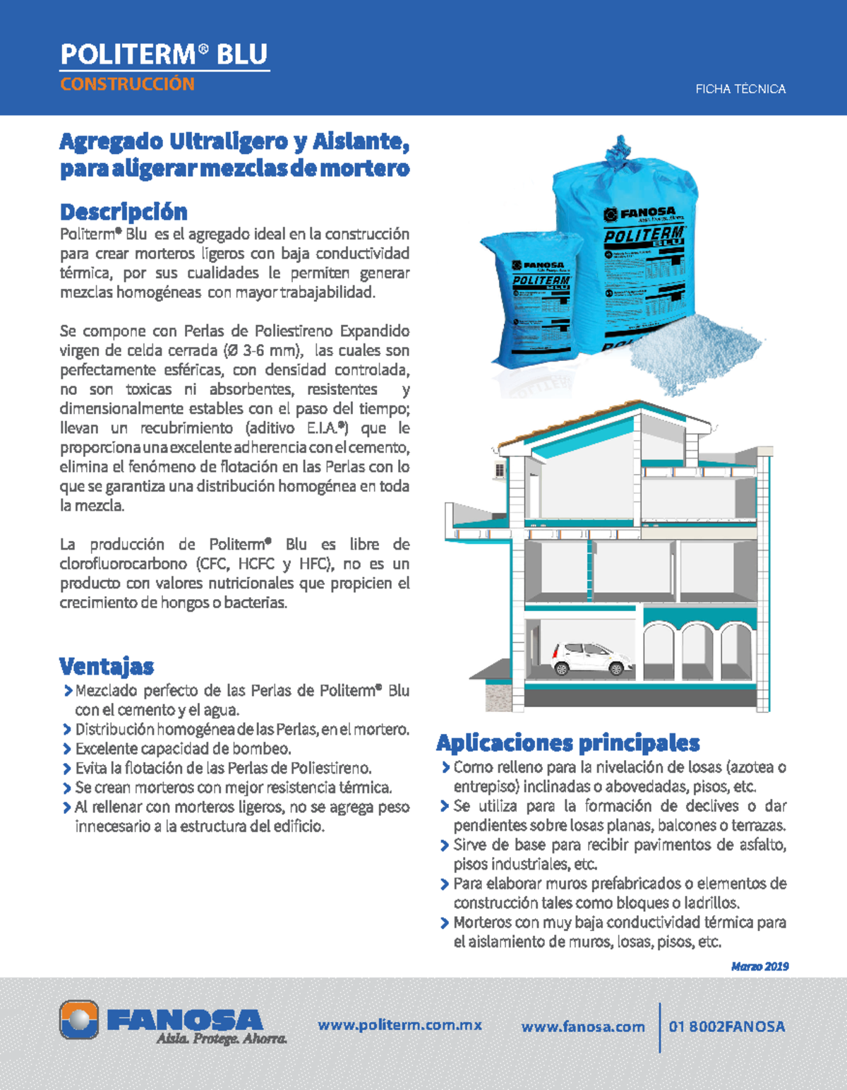Ficha Tecnica Politerm Blu Fanosa - POLITERM® BLU CONSTRUCCIÓN fanosa ...