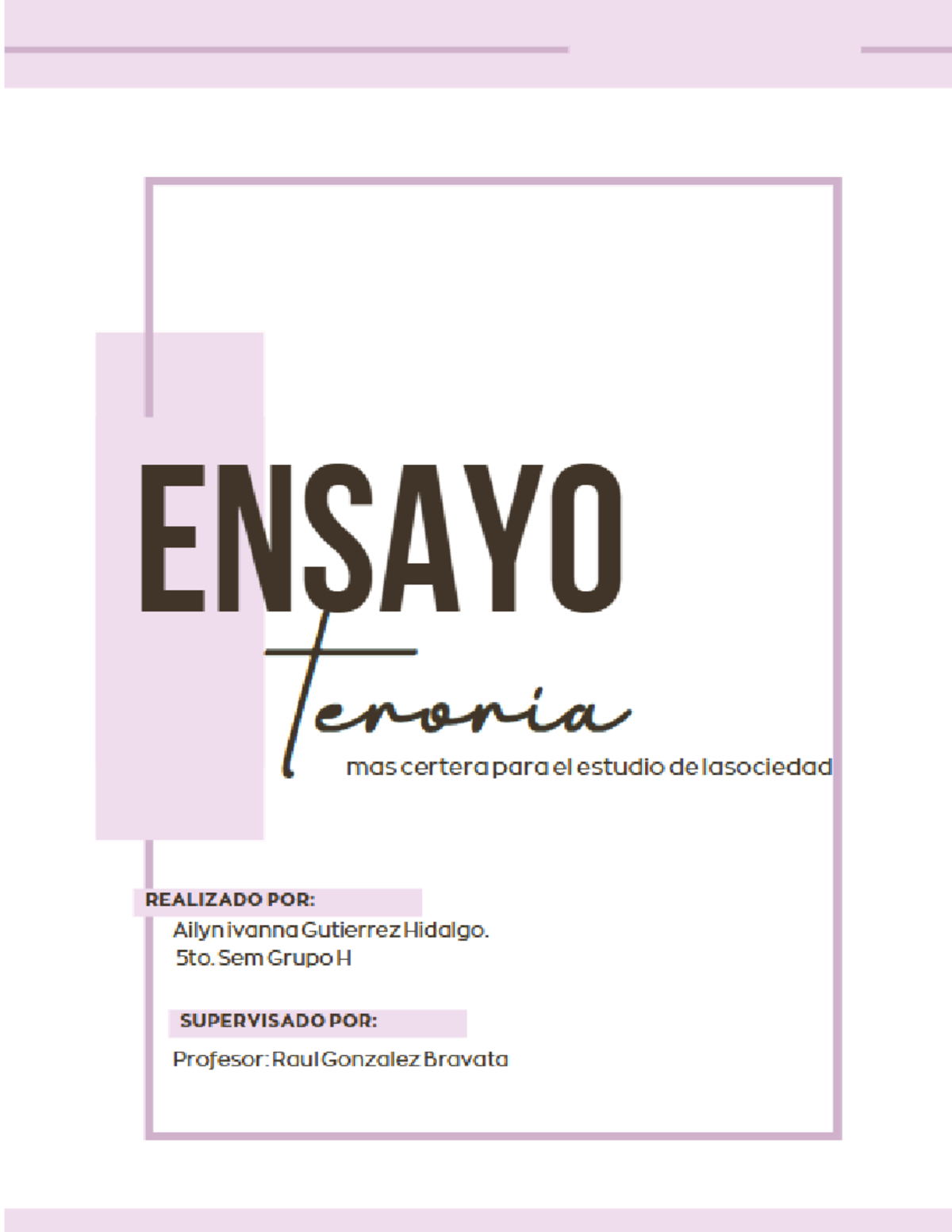 Teoria certera - Resúmenes de las guías didacticas - Aproximación ...