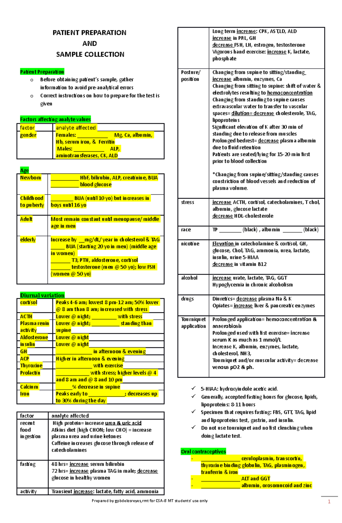 3-SC patient prep sample collection - PATIENT PREPARATION AND SAMPLE ...