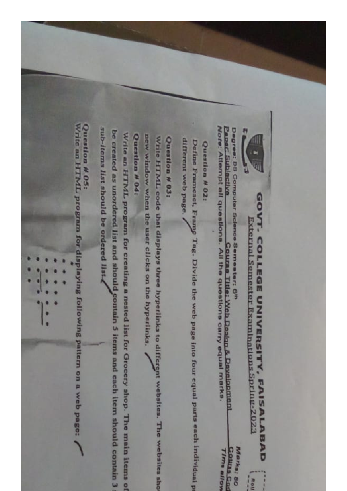 Past paper solution 2024-09-21 09-27-09 - GOVT. COLLEGE UNIVERSITY ...