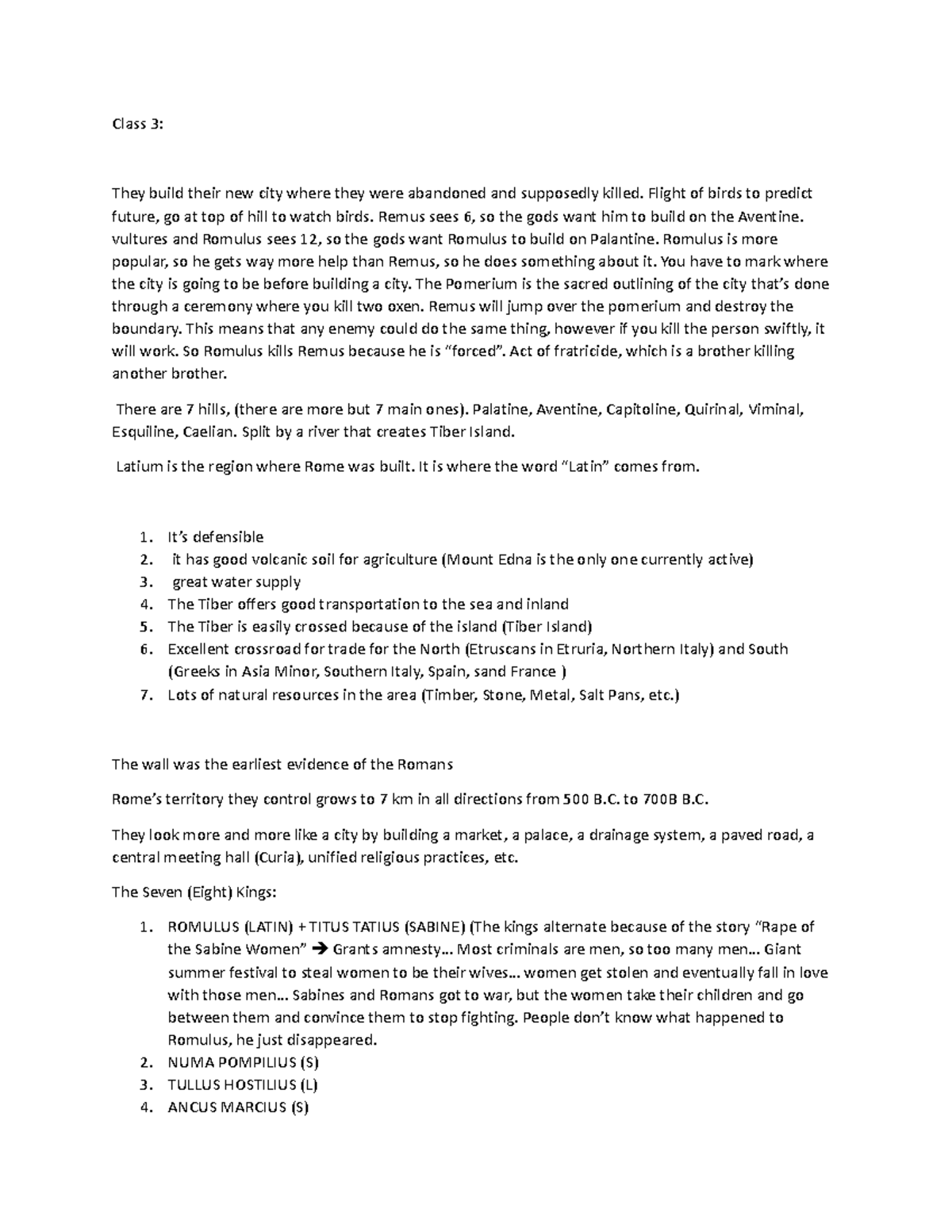 Class 3 - Class 3: They build their new city where they were abandoned ...