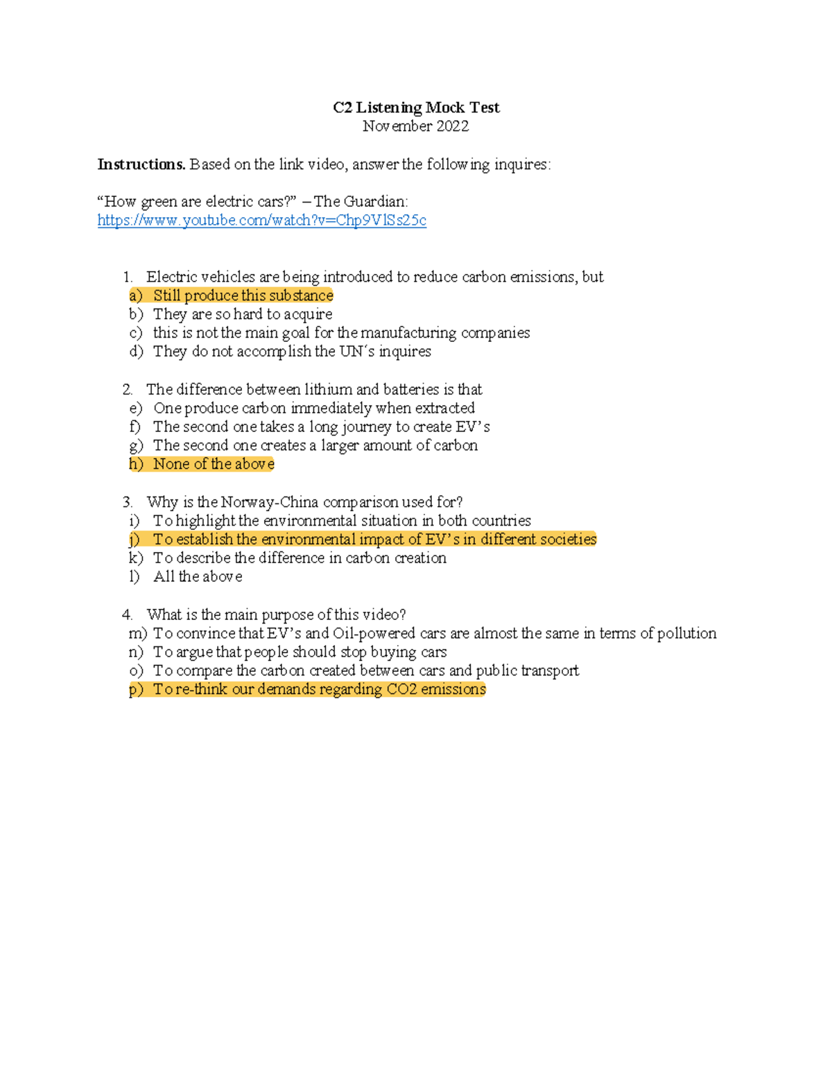 3 C2 Writing Mock Test - Examen de práctica - C2 Listening Mock Test ...