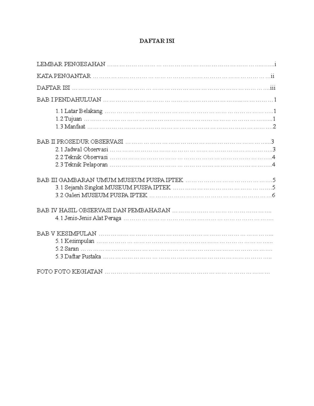 Makalah - BS kah - DAFTAR ISI LEMBAR PENGESAHAN - Studocu