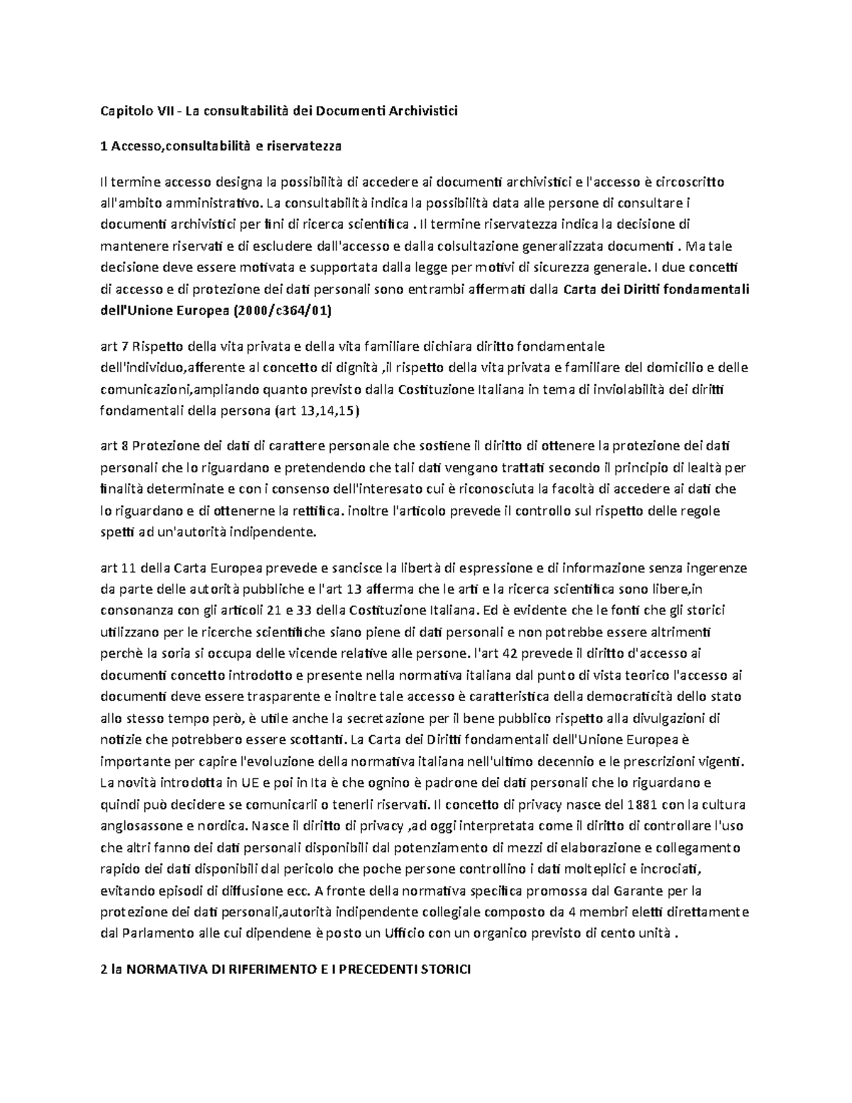 Parte 3Capitolo VII -WPS Office - Capitolo VII - La consultabilità dei ...