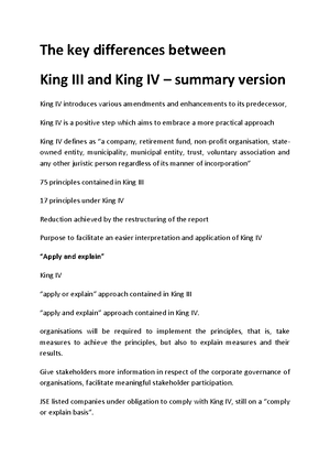 Difference Between KING Codes - DIFFERENCES BETWEEN KING CODE III AND ...