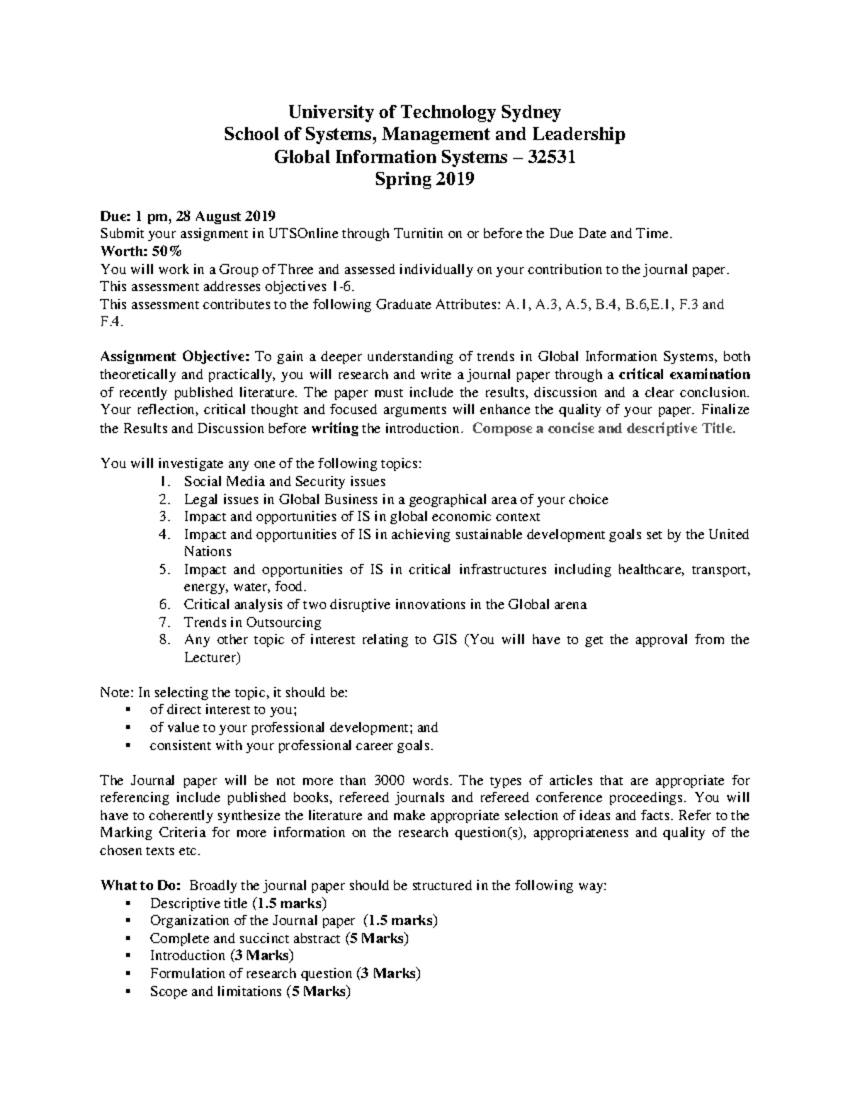 Assignemnt Outline - Warning: Popup annotation has a missing or invalid parent annotation. - Studocu