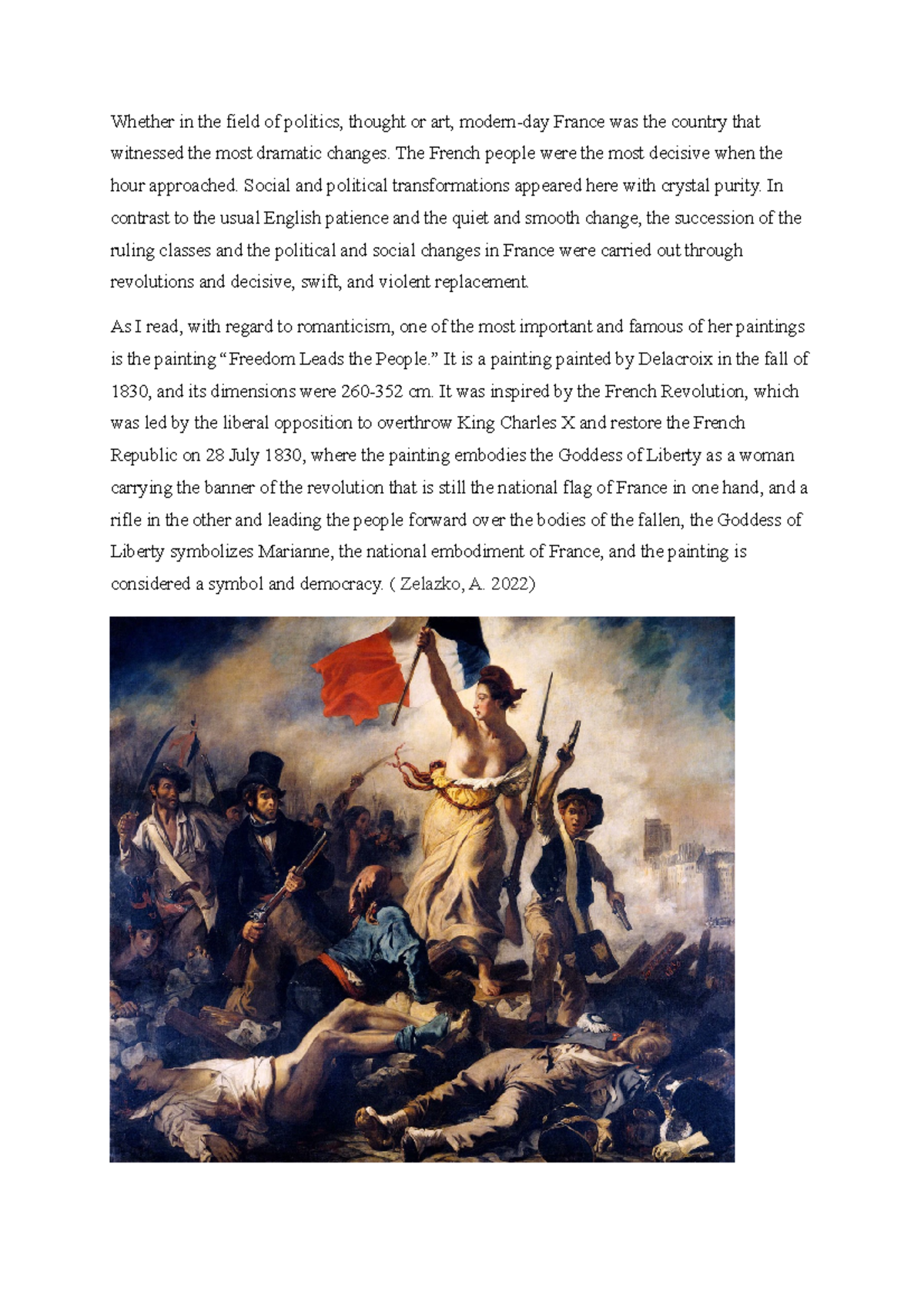 WA unit 5 - Whether in the field of politics, thought or art, modern ...