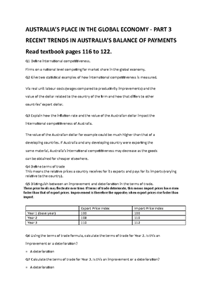 Australia's Place in the Global Economy Part 9 - Australia’s Place in ...