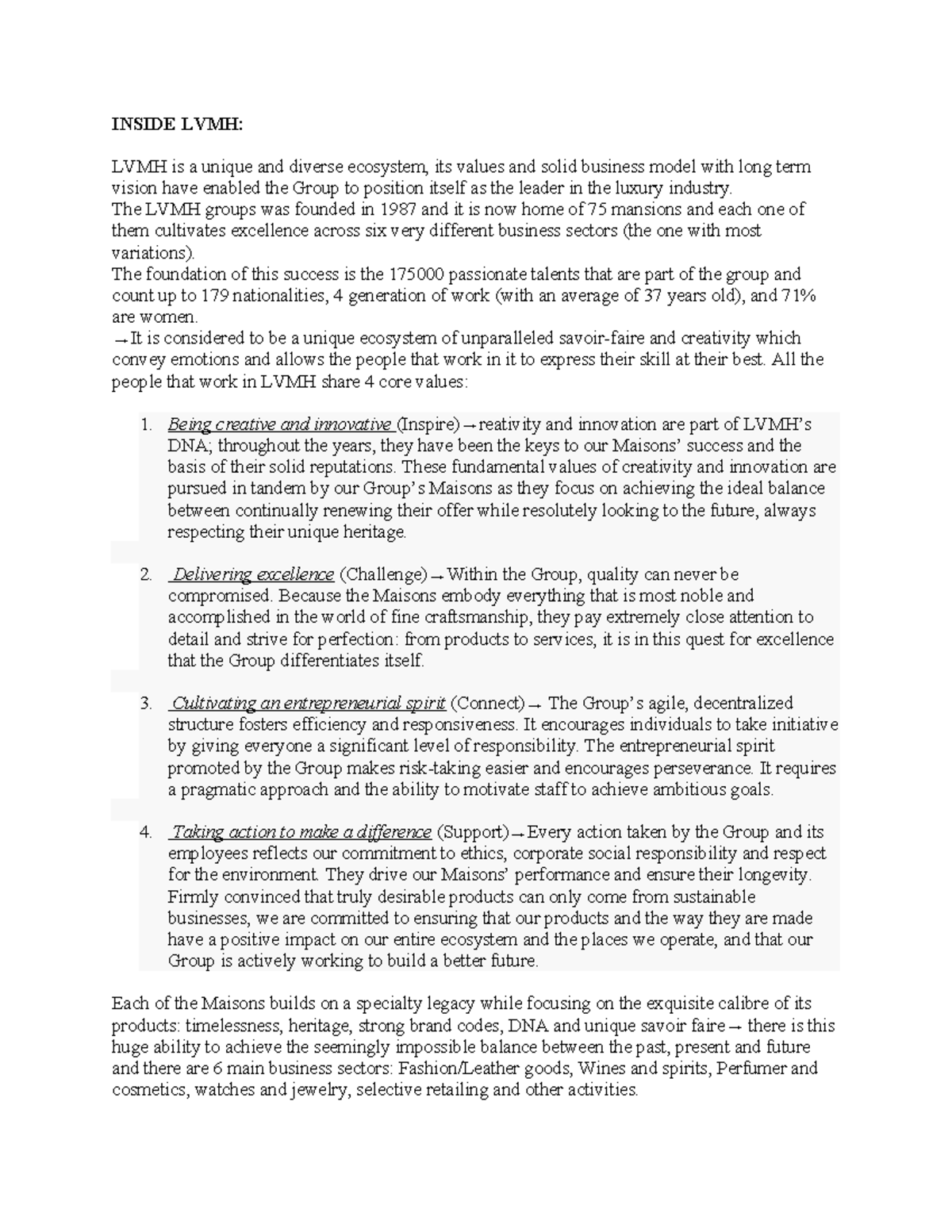 Inside LVMH - INSIDE LVMH: LVMH is a unique and diverse ecosystem, its ...