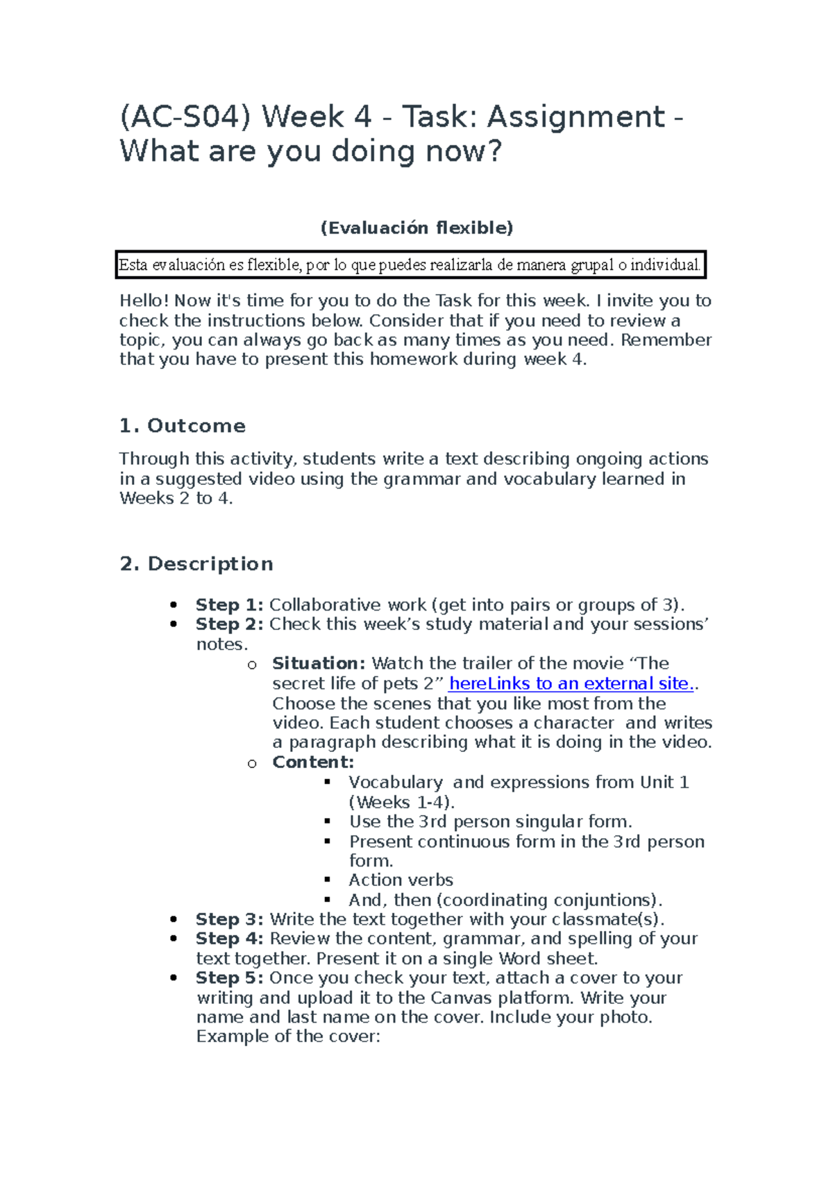 AC WEEK 4 E2 2023 - ejercicios resueltos - (AC-S04) Week 4 - Task ...