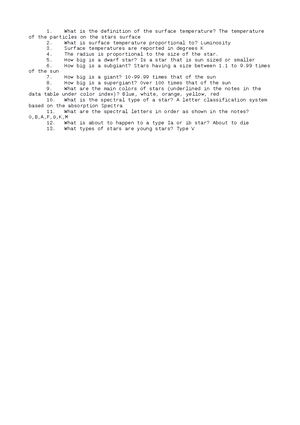 Gizmos star spectra lab answer key - Name: _____________________ Date