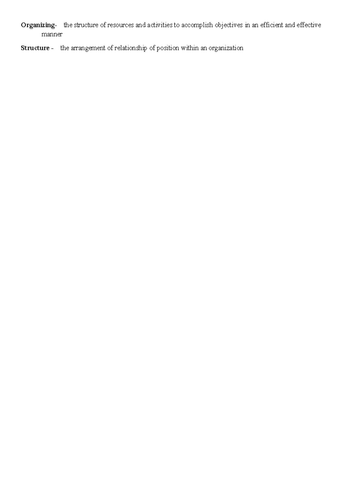 Engineering Management 1 Quarter Exam Reviewer - Bachelor of ...