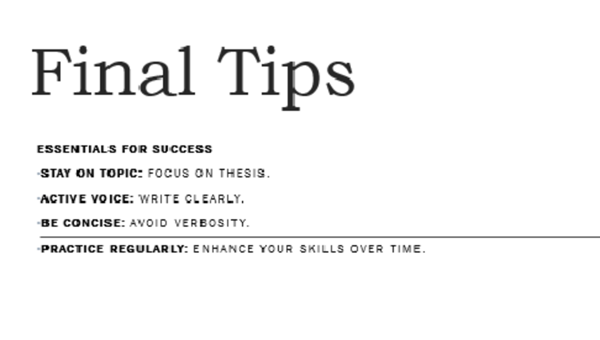 ENGLISH - PRACTICAL GUIDE - education - Final Tips ESSENTIALS FOR ...