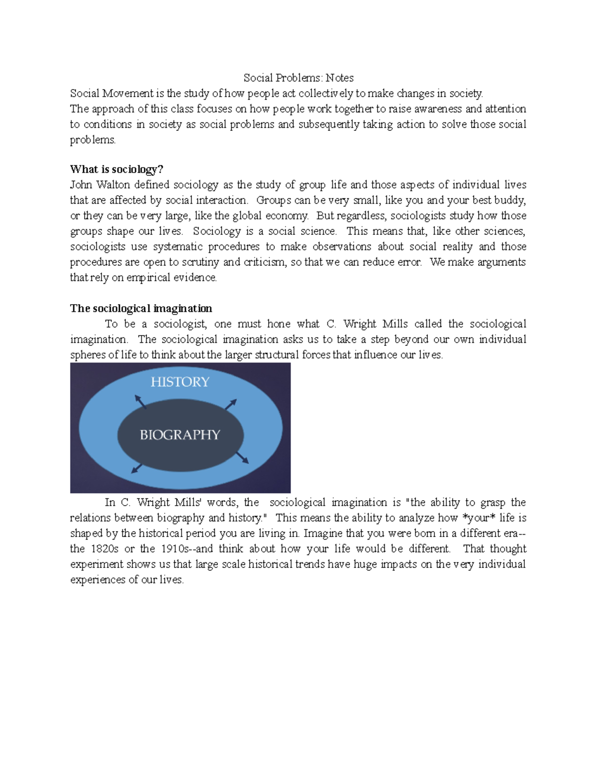 Social Problems - These are my notes that I used for exams. - Social ...