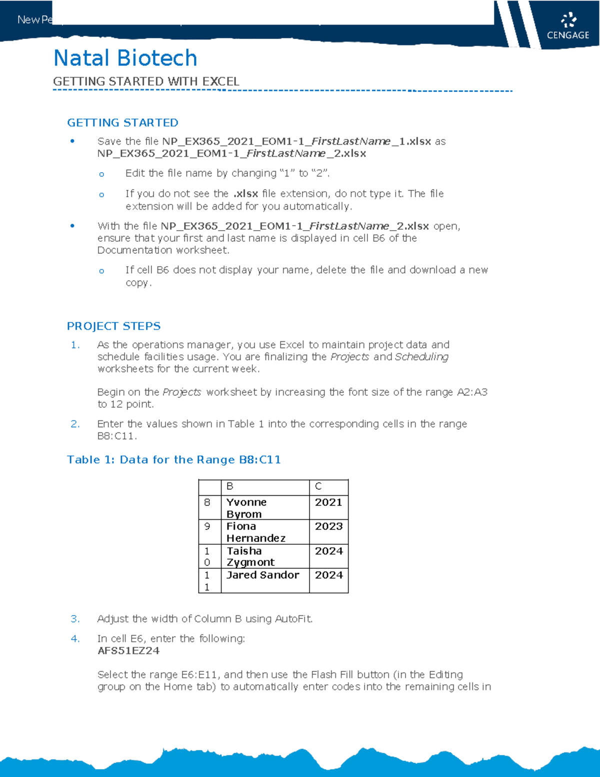 Instructions NP EX365 2021 EOM1-1 - New Perspectives Excel 365/2021 ...