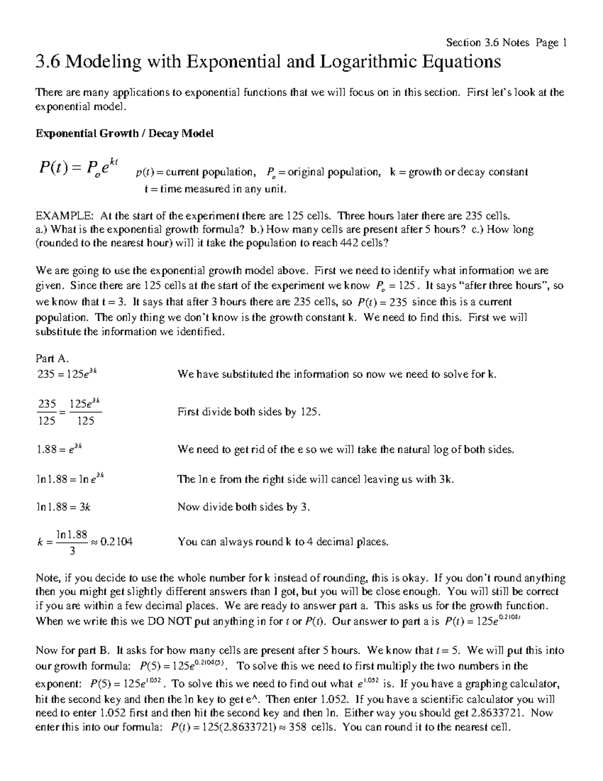 3 6 Notes 126M - easy and clear lecture materials with examples - 3 ...
