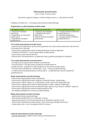 WEGP 08 - notatki wykłady - WEGP 08. Podstawowe elementy struktury ...